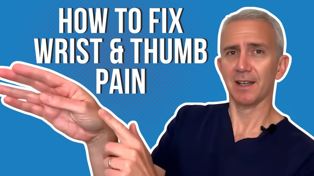 Thumb & Wrist Pain Won't Go Away? Find Relief for De Quervain's - YouTube