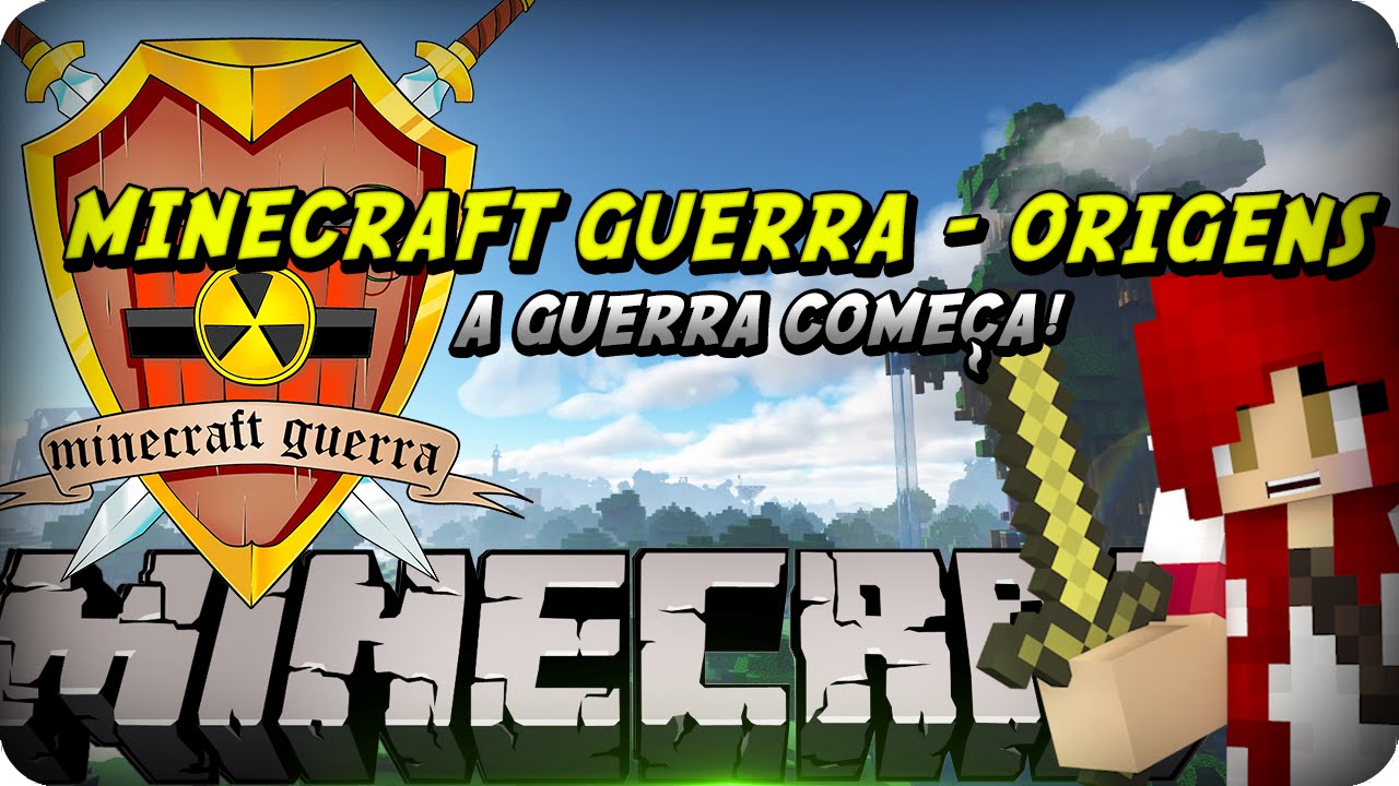 MINECRAFT GUERRA ORIGENS : E A GUERRA COMEÇA. - YouTube
