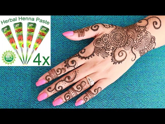 How To Draw With Henna Cones