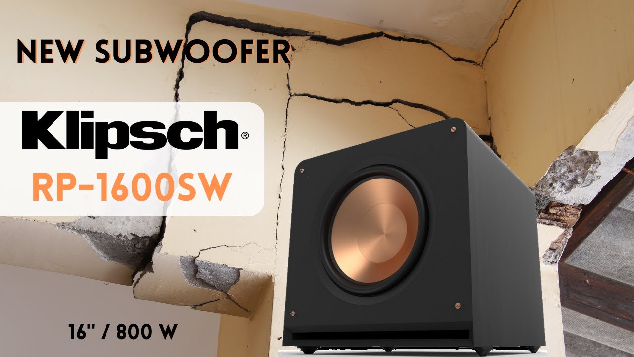 EXCLU ! Test du Nouveau CAISSON KLIPSCH RP-1600 SW. Dévastateur ! - YouTube