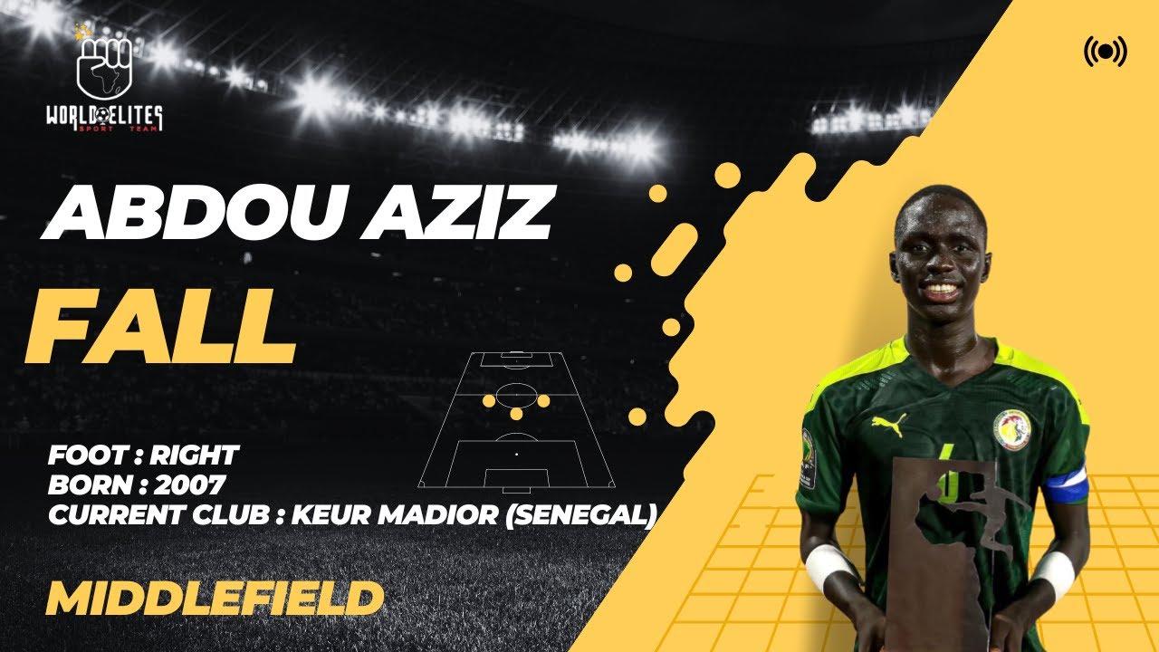 ABDOU AZIZ FALL 2022 | 2023 Amazing Skills & Goal Skills CAN U17 - YouTube