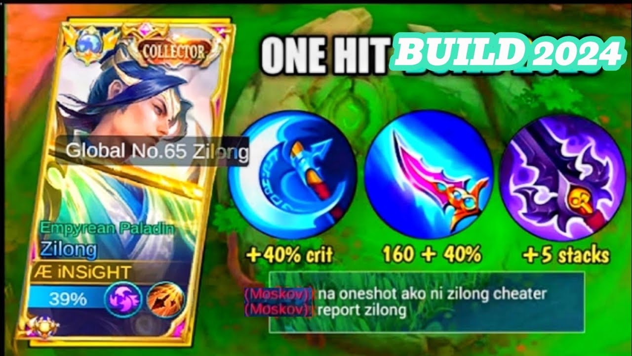 NEW ZILONG ONE HIT BUILD IS HERE! (2024) ~ MLBB - YouTube