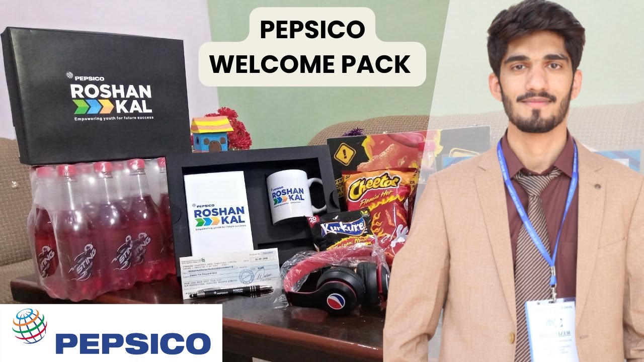 Welcome pack from @PepsiCo I Amal Academy I Summer Internship - YouTube