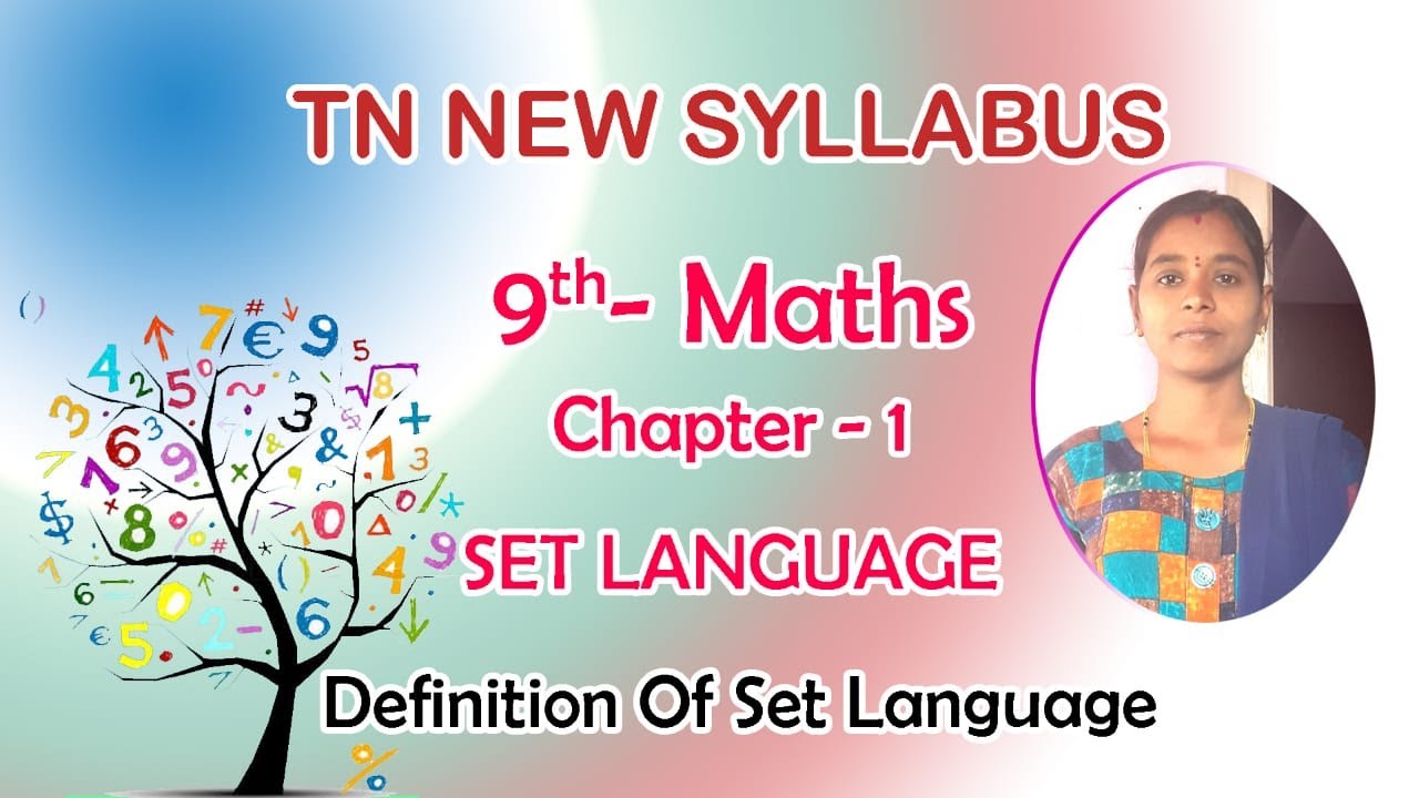 DEFINITION OF SET LANGUAGE | CHAPTER 1 | SET LANGUAGE | 9TH MATHS CLASS ...