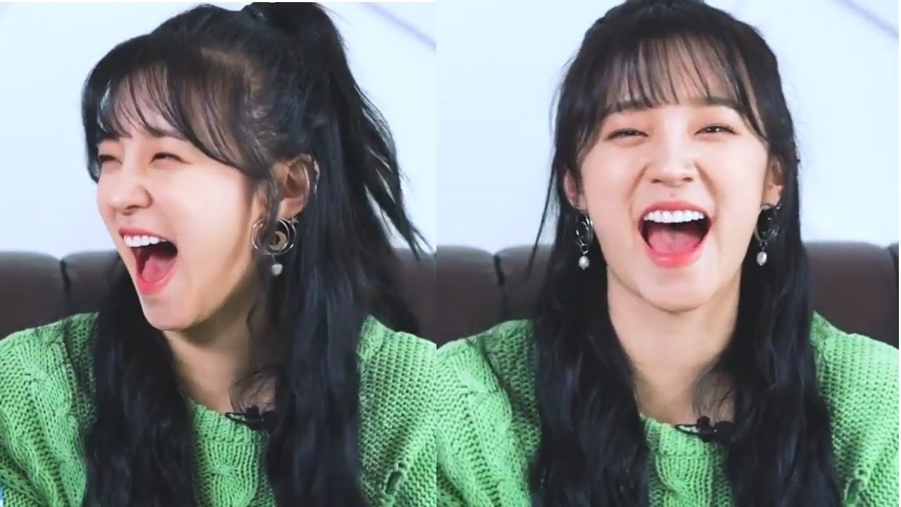 Yuqi laughing for 10 minutes to cheer you up - YouTube