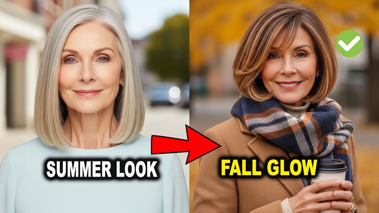 Best Transition Hairstyles for Women Over 60 | From Summer to Fall Glow ...