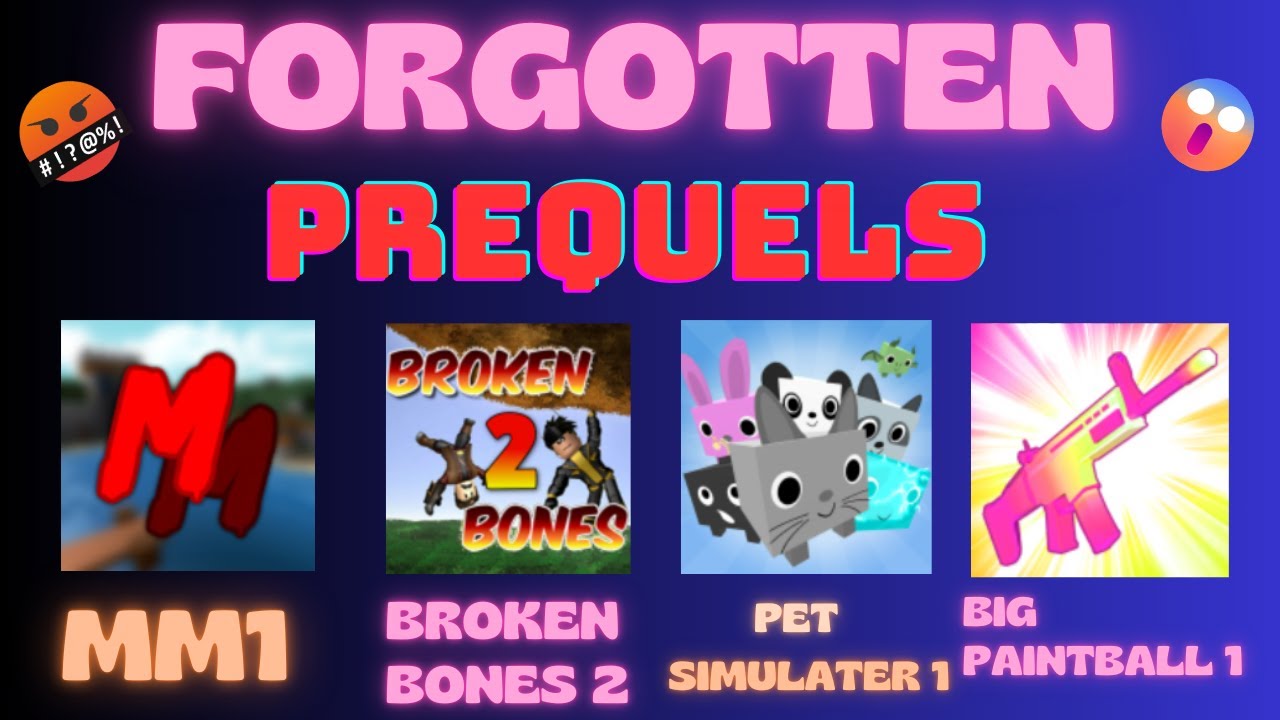 Playing FORGOTTEN Roblox PREQUELS!!! - YouTube