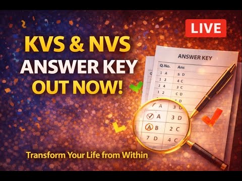 KVS NVS Answer Key Analysis | Selection Chances Explained - YouTube