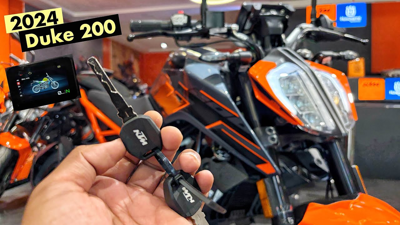 KTM Duke 200 New Model 2024 With TFT Display & Navigation Features ...