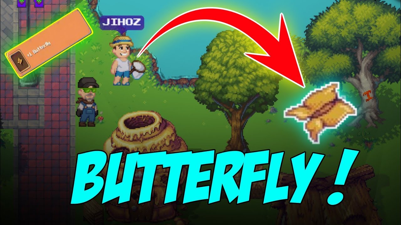 How to catch Butterfly in Pixels Chapter 2 | New Update In Pixels Game ...
