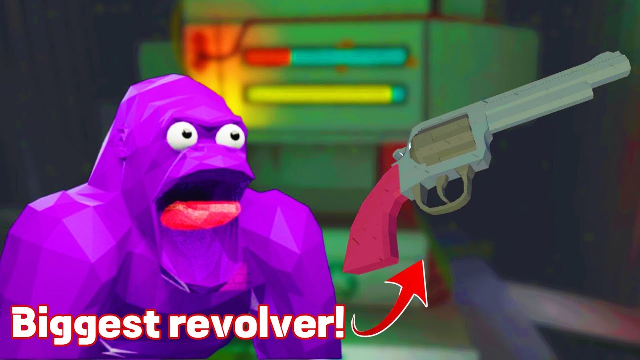 Creating the biggest revolver in animal company! (Gone wrong…) - YouTube