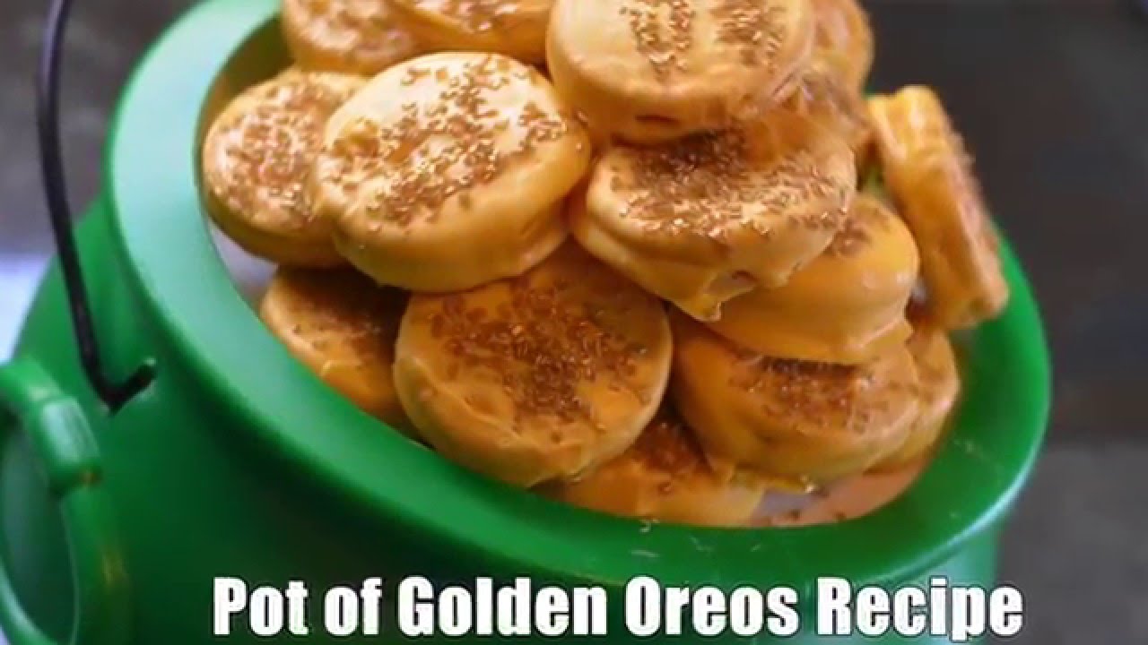 Pot of Golden Oreos Recipe - YouTube