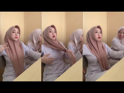 MOOD BOOSTER-live perawat hijab cantik seragam putih
