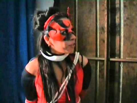 Superheroine Red Lady