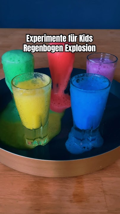 Experimente für Kids: Regenbogen Explosion #kindergarten # ...