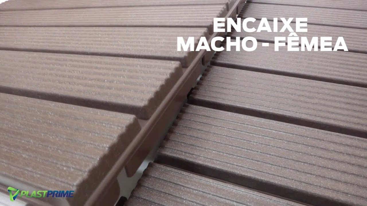 Encaixe Deck Modular Plástico - YouTube