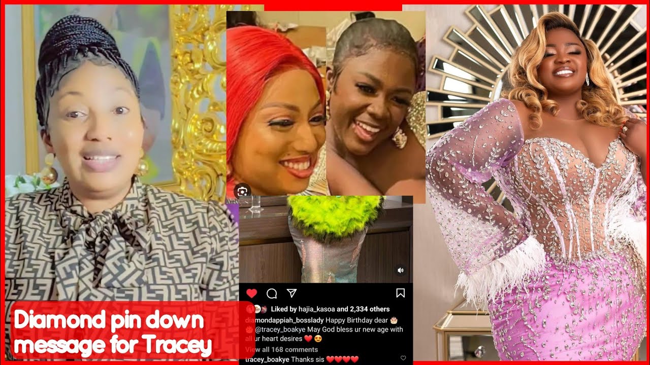 Diamond Appiah reconcile with Tracey Boakye n Surprise her on her 33rd ...