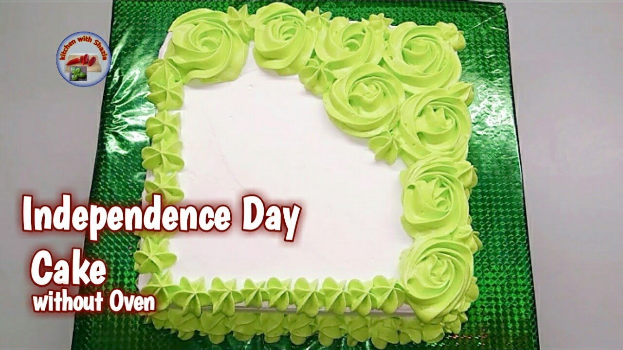 Independence Day Cake Recipe - Easy Cake Recipe - WithOut Oven Cake ...
