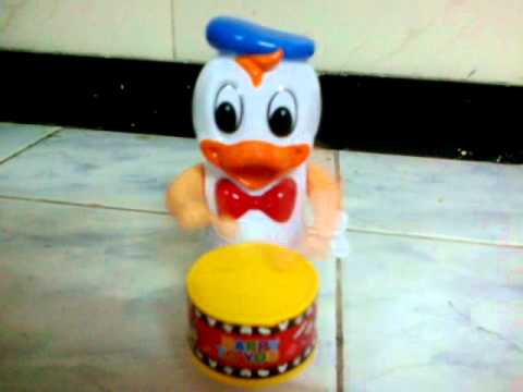 Donald Duck Playing Drums - YouTube