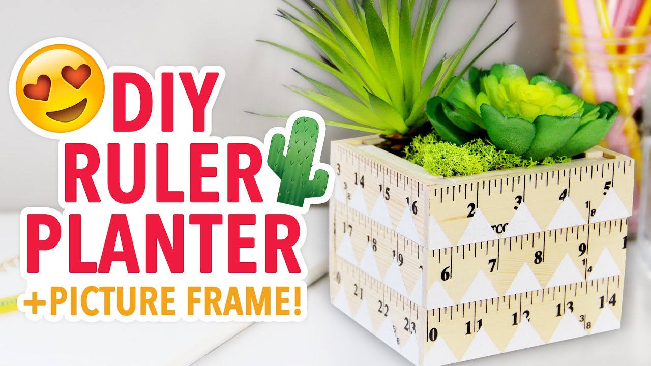 Teacher Appreciation | DIY Teacher's Gift Ruler Planter - Back to ...