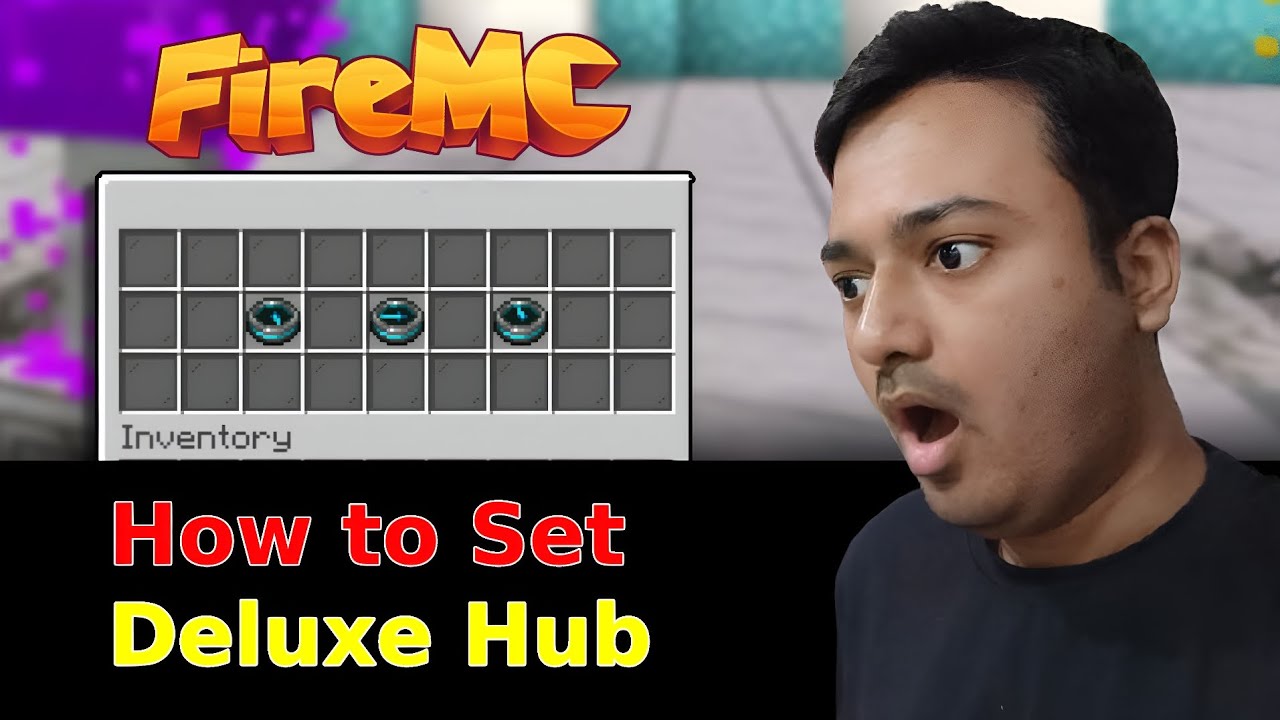 It Set Minecraft Fire Mc Deluxe Hub on aternos server - YouTube