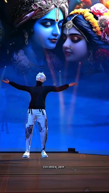 FREE FIRE × KRISHNA 😱 #freefire #funinff #krishna #foryou # ...