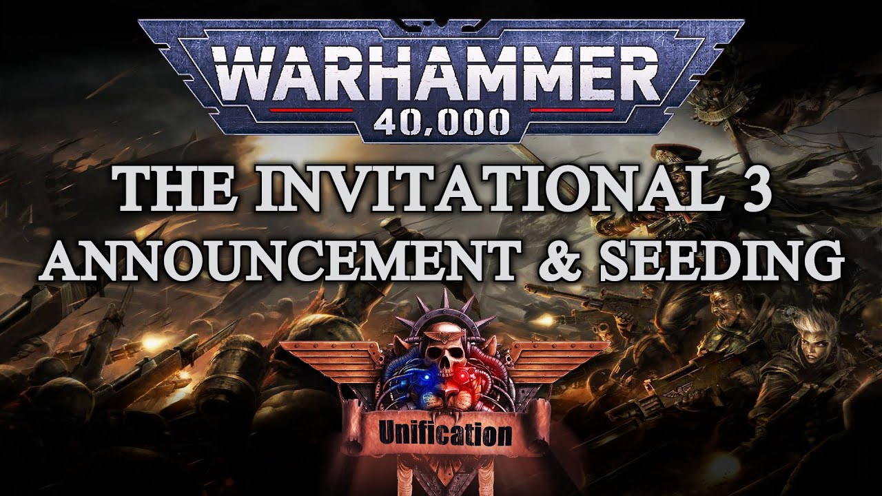 The Invitational 3 for Unification # Announcement & Seeding - YouTube