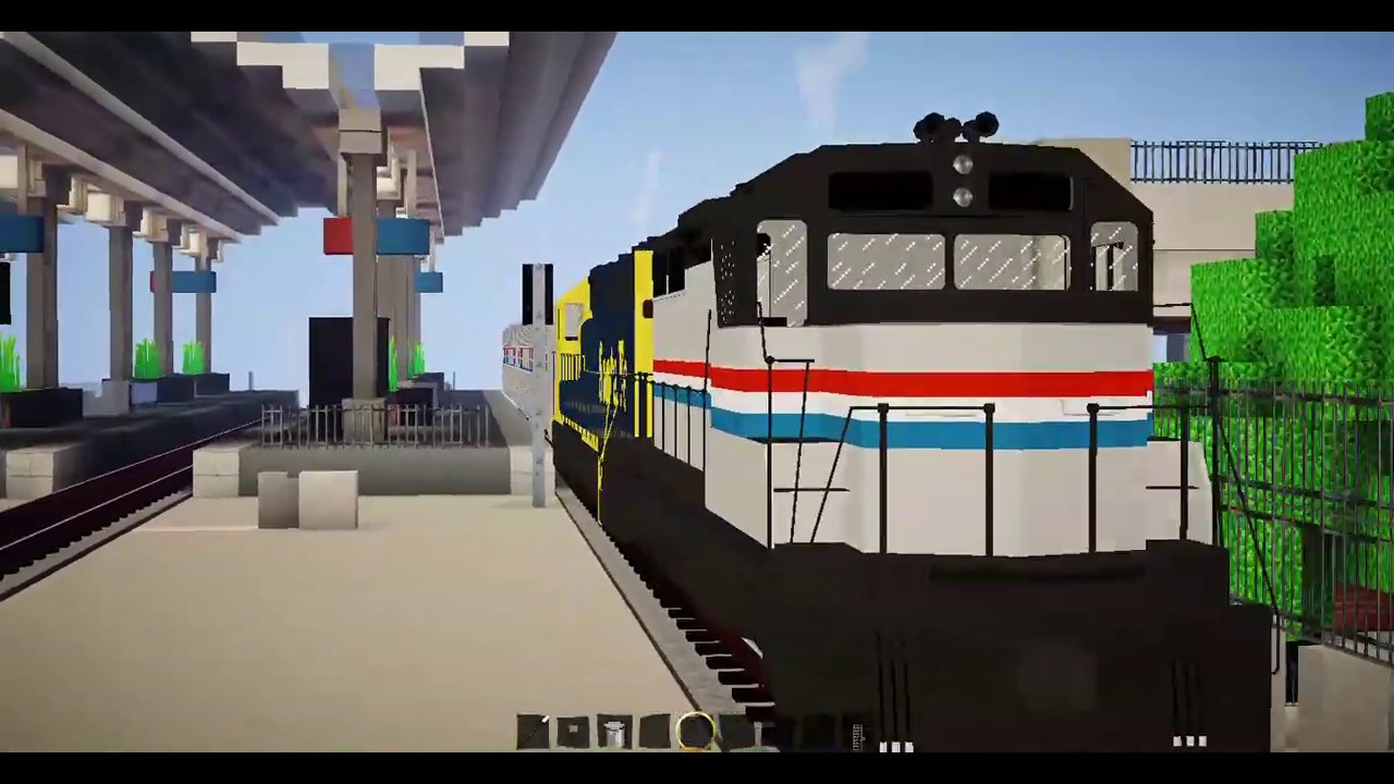 Minecraft | Immersive Railroading | Amtrak & Santa Fe Special! - YouTube