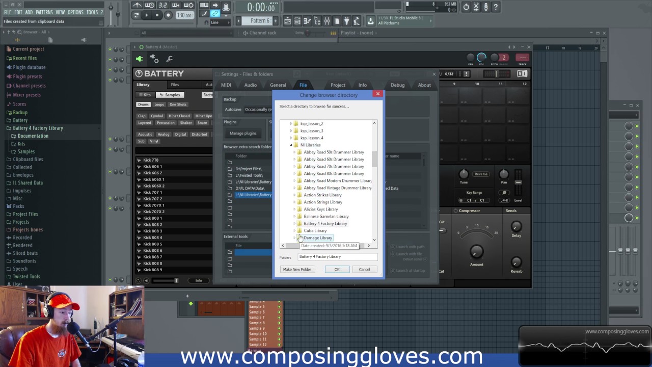 How to Add NI Battery Samples to Your Browser - YouTube