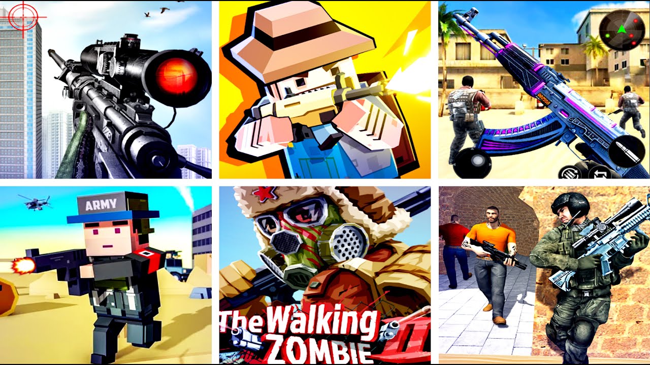 Real sniper shooter, Battle Gun 3D, special forces, Blocky Army, the ...
