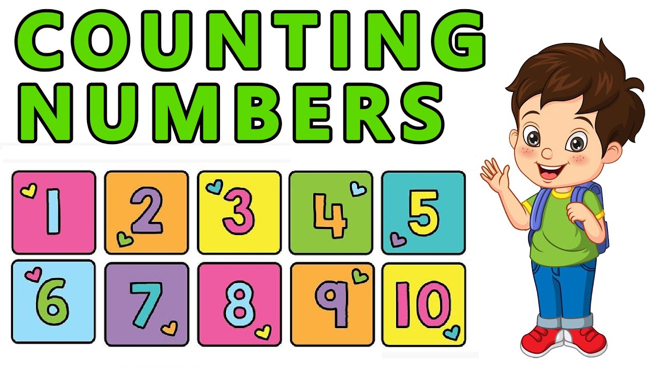 learn to count numbers I 123 I learn number names I numbers 1 to 10 I ...