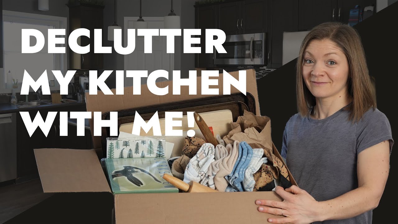 Kitchen Declutter | Clean With Me | Mom of 6 | Family of 8 - YouTube