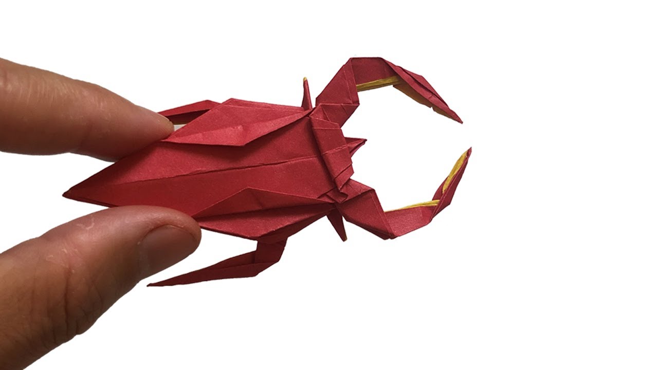 Origami Water Bug - How to Make Paper Bug step by step - YouTube