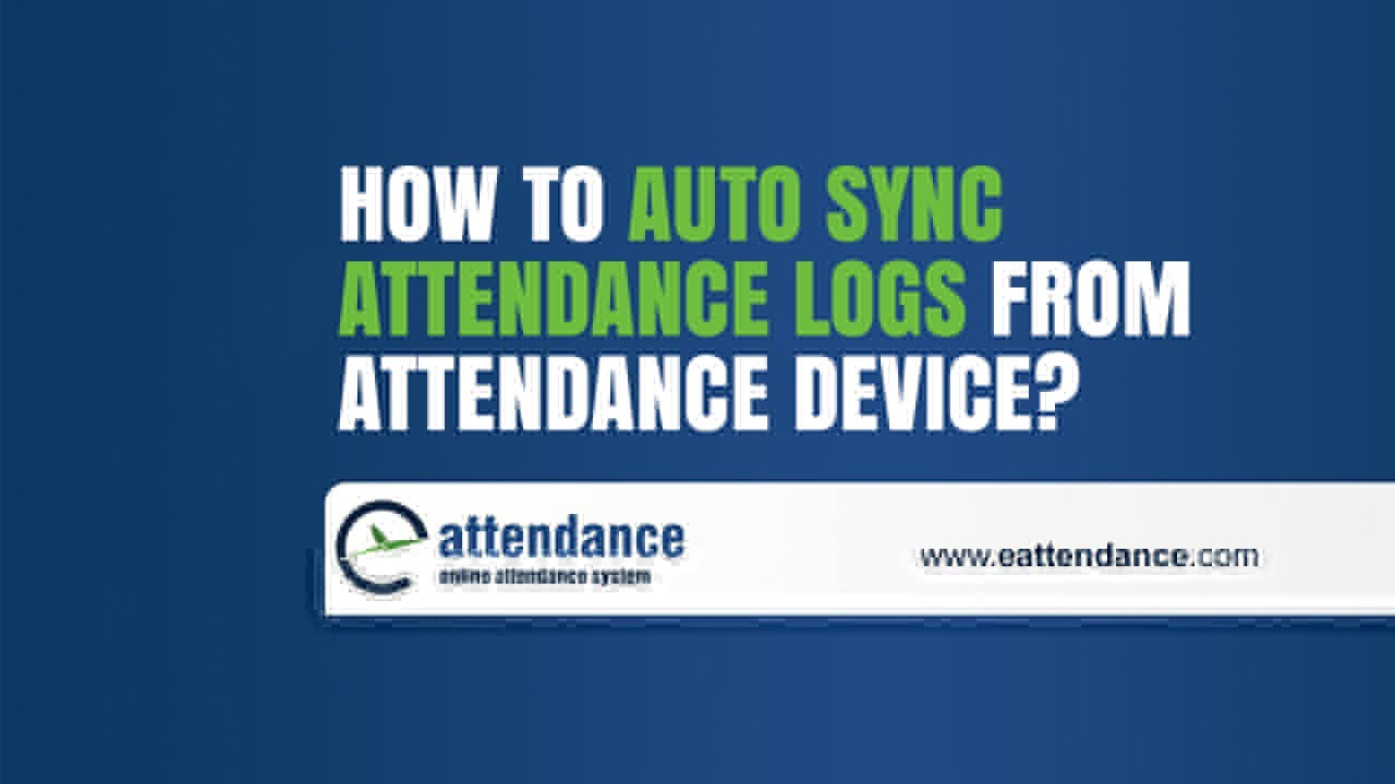 How to auto sync data from attendance device? - YouTube