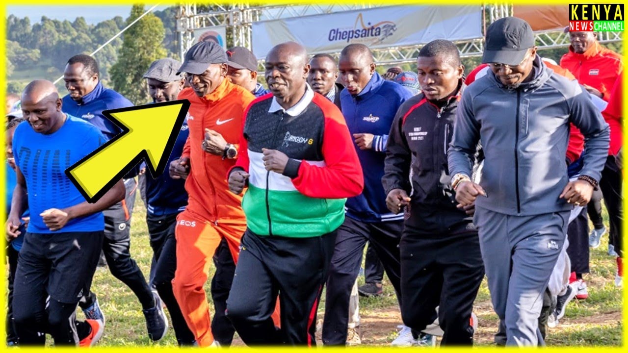 Gachagua DEFEATS Eliud Kipchoge in a Marathon Race at Chepsaita Cross ...