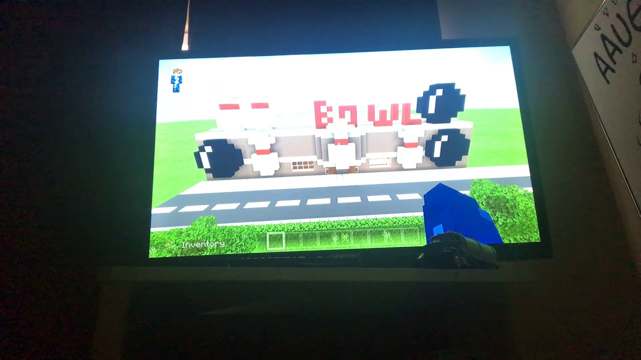 Minecraft how to build a bowling alley - YouTube