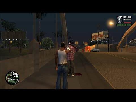 GTA San Andreas - CJ talks to BALLAS