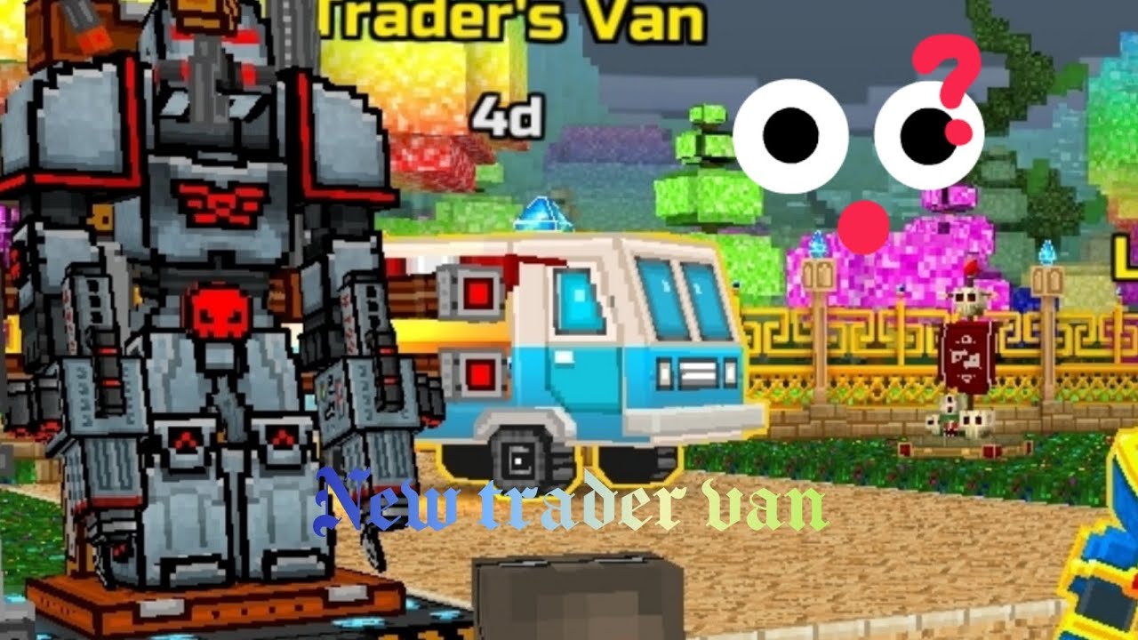 pixel gun 3d | new trader van - YouTube