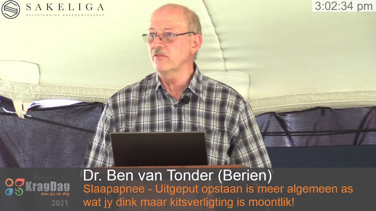 Slaapapnee – Kitsverligting is moontlik! - Dr Ben van Tonder - YouTube