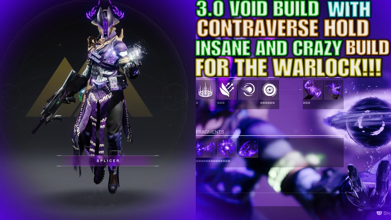 DESTINY 2 3.0 VOID BUILD INSANE AND CRAZY WARLOCK BUILD WITH ...