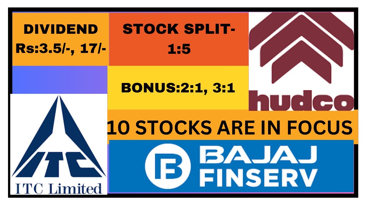 10 STOCKS WITH STOCK SPLIT AND BONUS ANNOUNCED - YouTube