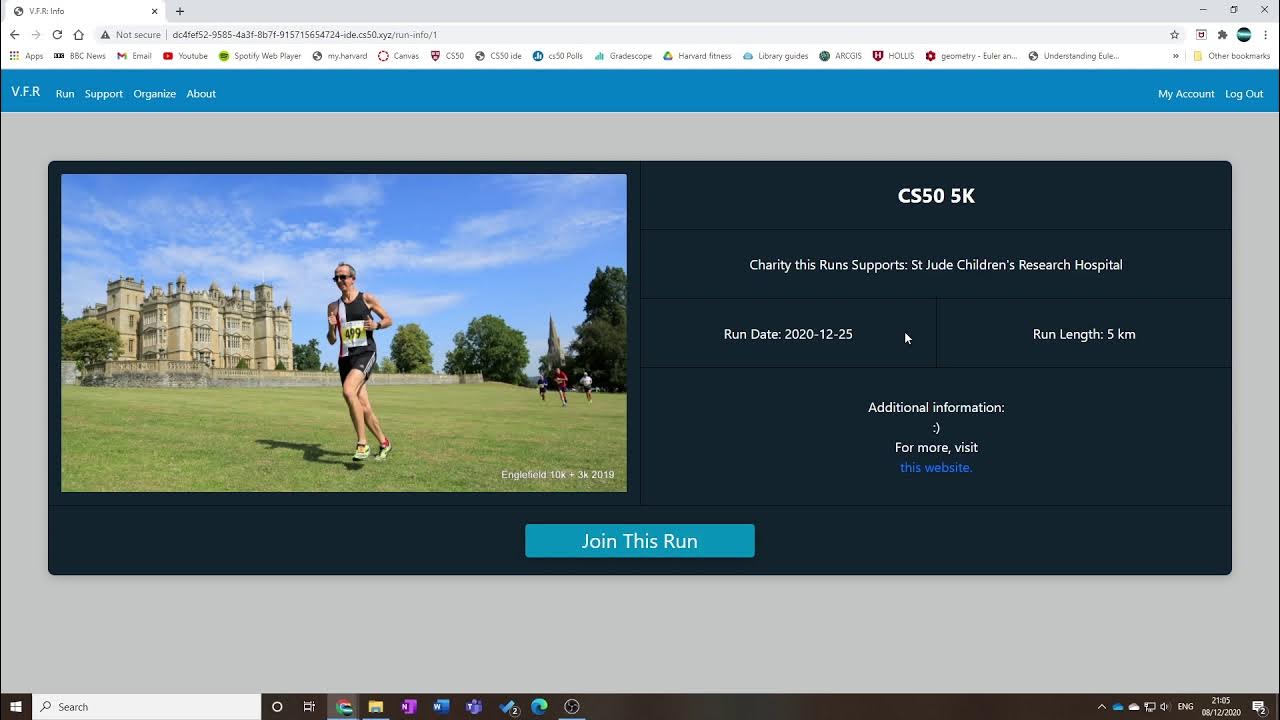 CS50 Final Project (VFR) - YouTube
