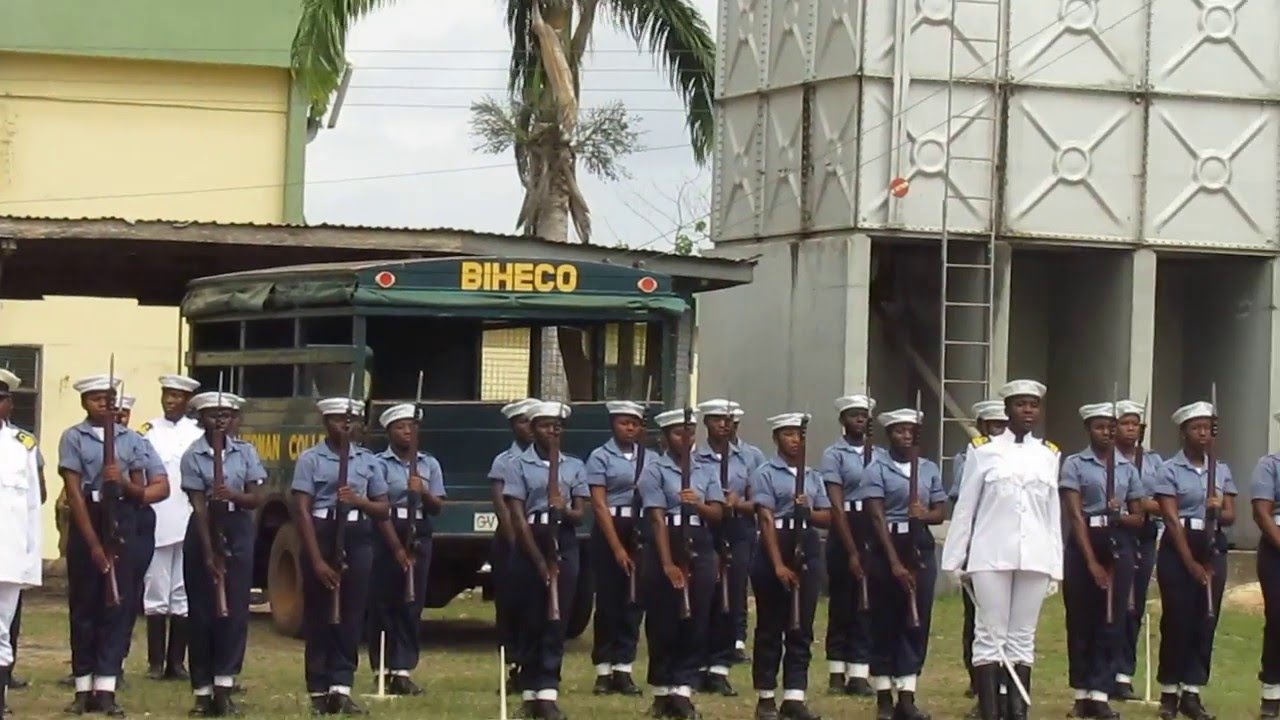 Bishop Herman College and Ola Girls Cadet (part 2) - YouTube