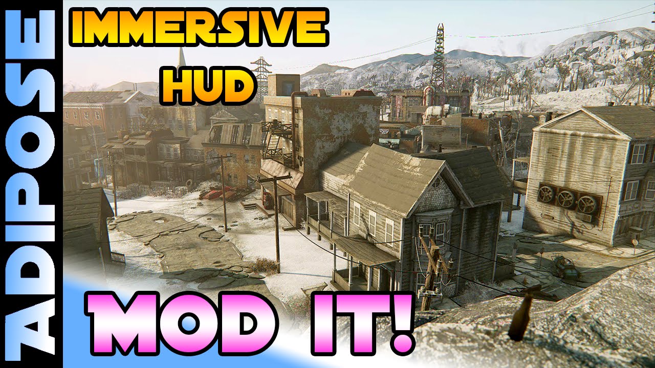 Immersive HUD - Essential download! iHUD LITE - MOD IT! #33 - Fallout 4 ...