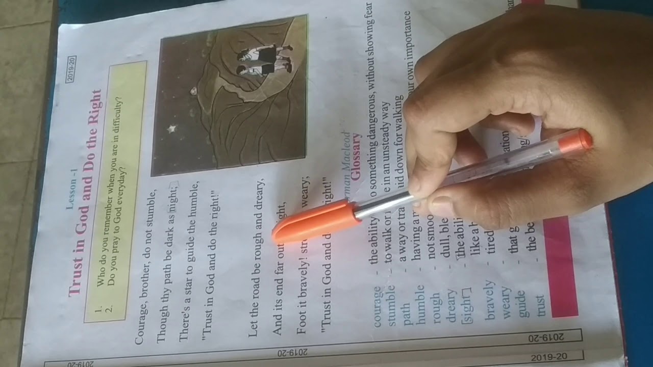 Class-5 English Lesson -1 part -1 - YouTube