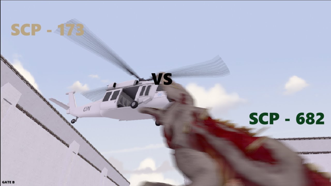 SCP 173 vs SCP 682 [ SFM ] - YouTube