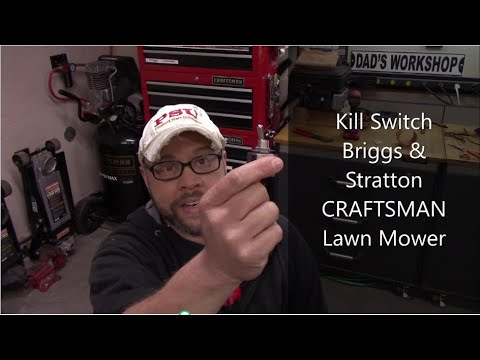Kill / Toggle Switch Briggs & Stratton CRAFTSMAN AWD Lawn Mower Small ...