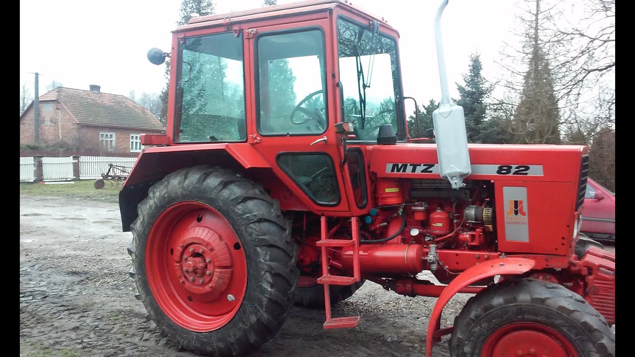 Mtz 82 / Pronar / Prezentacja / Odpalanie / - YouTube
