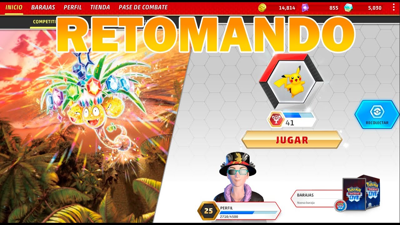 POKEMON TCG LIVE RETOMANDO - YouTube
