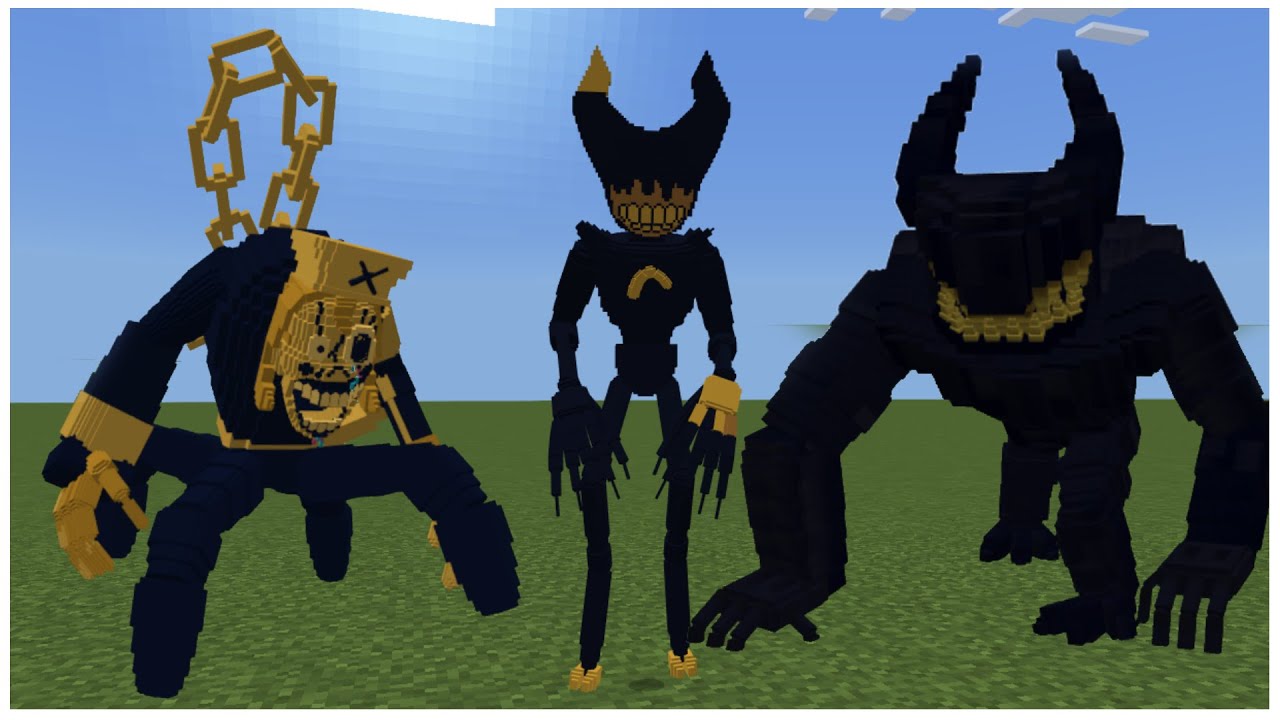 NEW Bendy and the Dark Revival Add-on in Minecraft! - YouTube